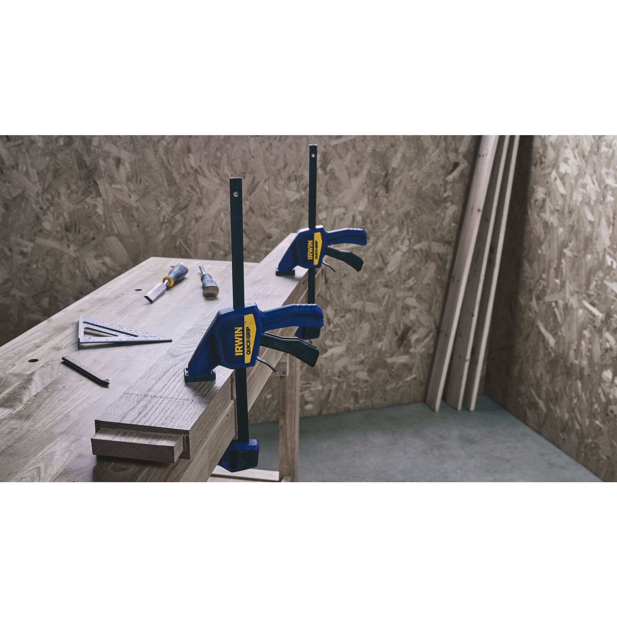 QUICK-GRIP® Medium-Duty One-Handed Bar Clamps | IRWIN