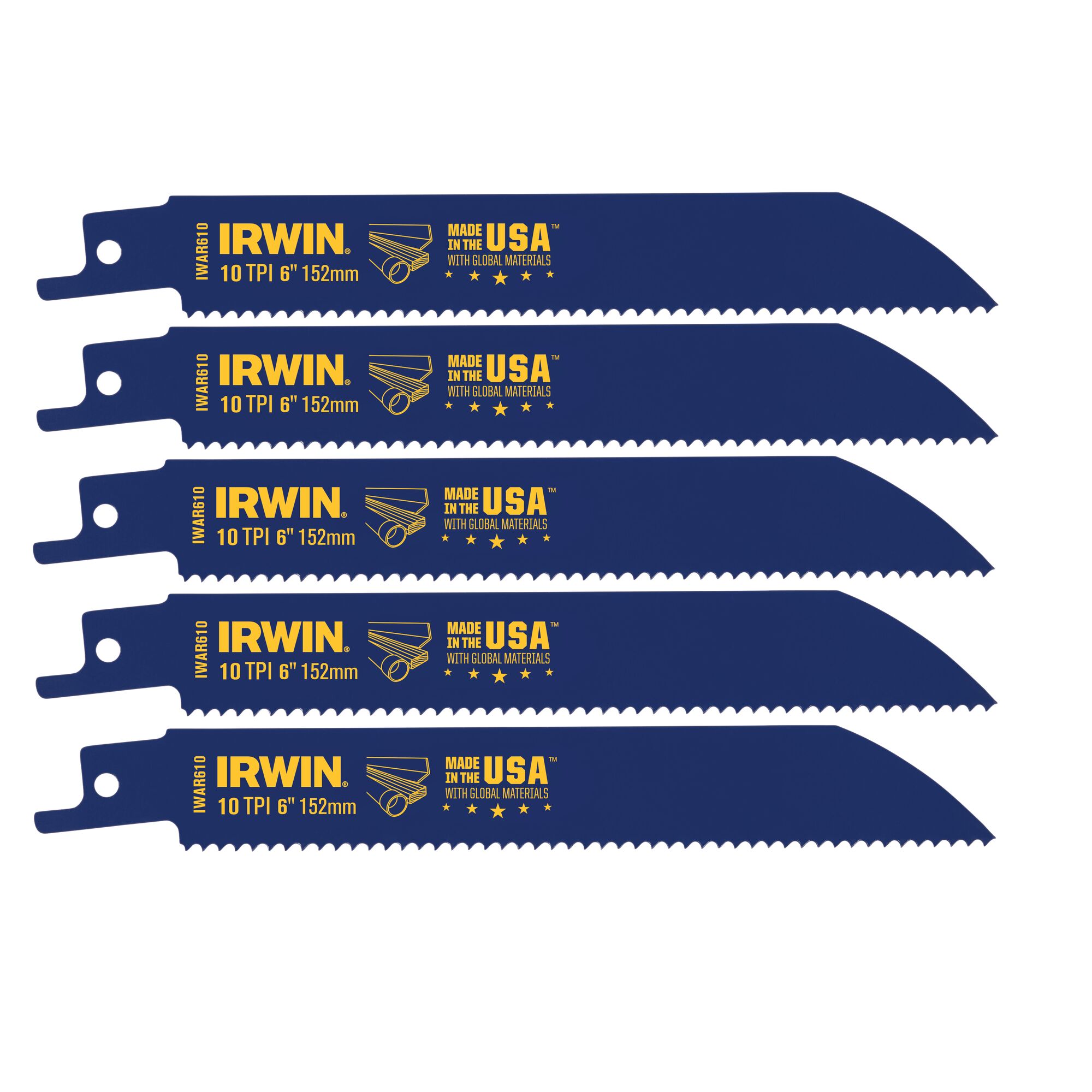 Metal & Wood Cutting Reciprocating Bi-Metal Blades | IRWIN